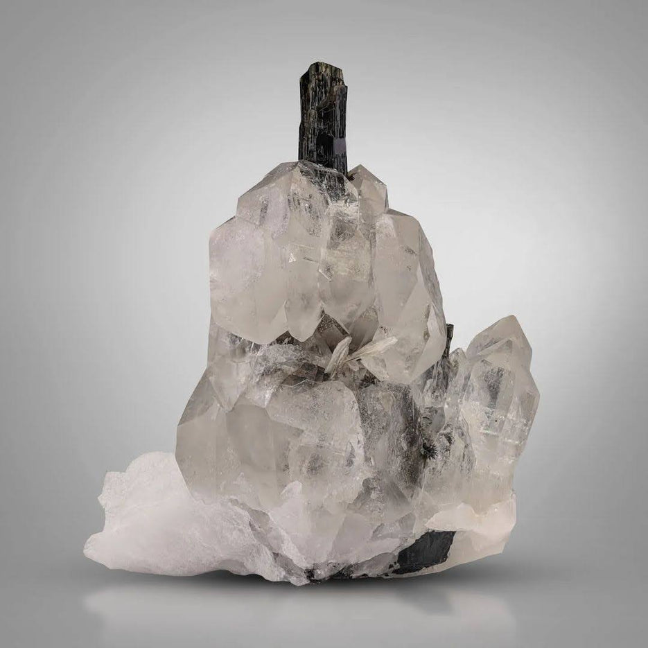 Artistic Cluster Specimen of Microcline Feldspar Crystals from Pakista ...