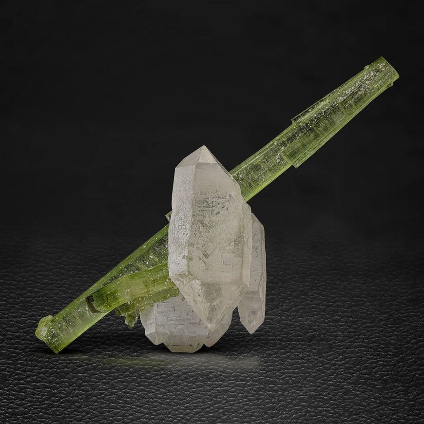 Highly Sharp Edged Axinite Crystal Aggregate On Matrix With Epidote An ...