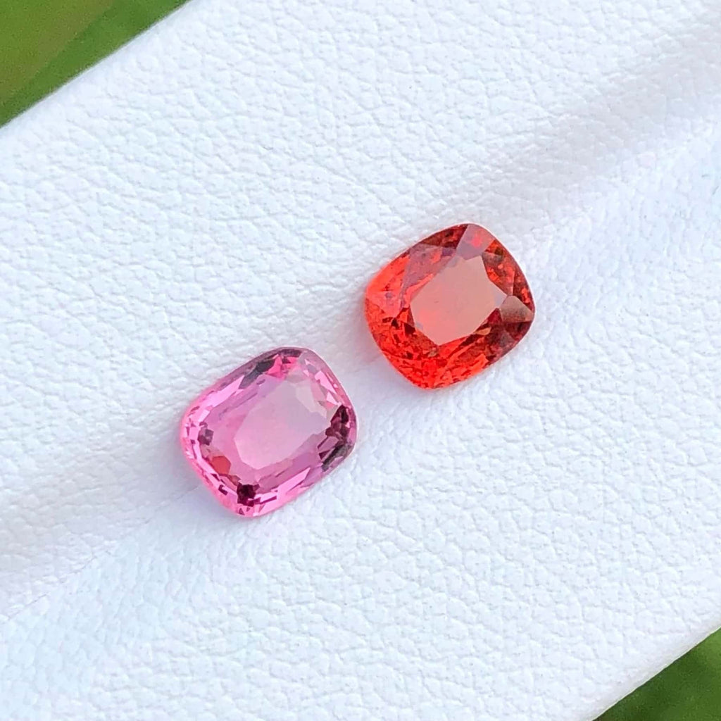 Attractive Colorful Spinel Pair | Gandhara Gems