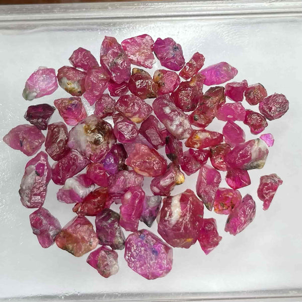 75 Carats Facet Rough Afghan Ruby Lot – Gandhara Gems