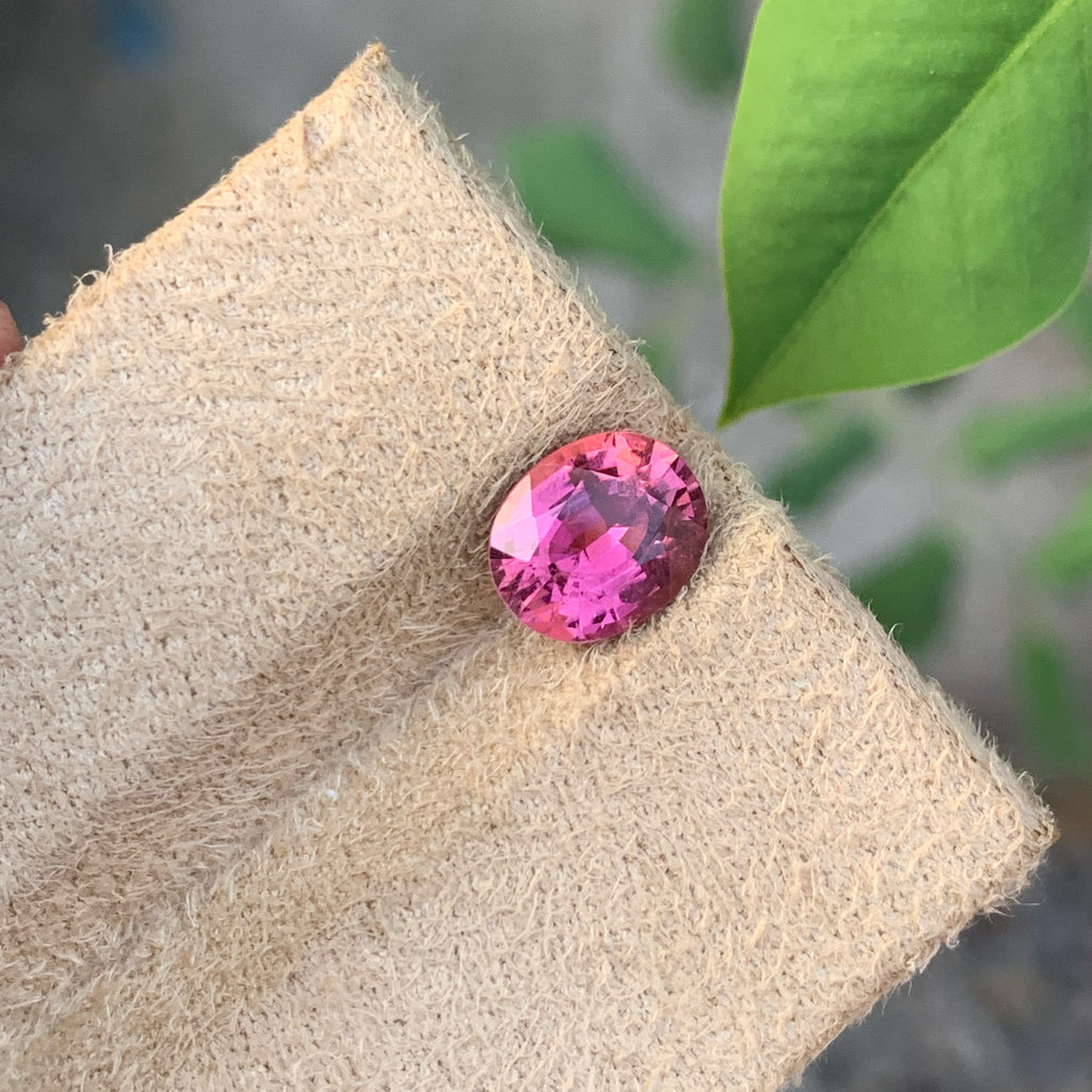 Natural Hot Pink Tourmaline Stone | Gandhara Gems