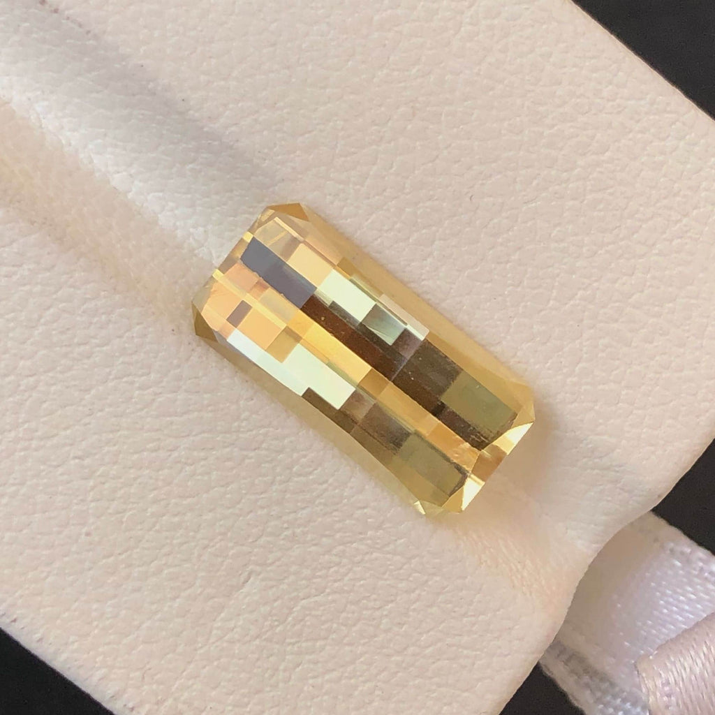 4.60 Carats Pixel Bar Cut Loose Scapolite Gemstone | Gandhara Gems